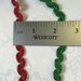 Metallic Ric Rac Ribbon, Green Zigzag Ribbon, Red Ric Rac Trim. Made in ...
