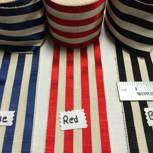 Vintage French Striped Ribbon Made in France Sold by the | Etsy