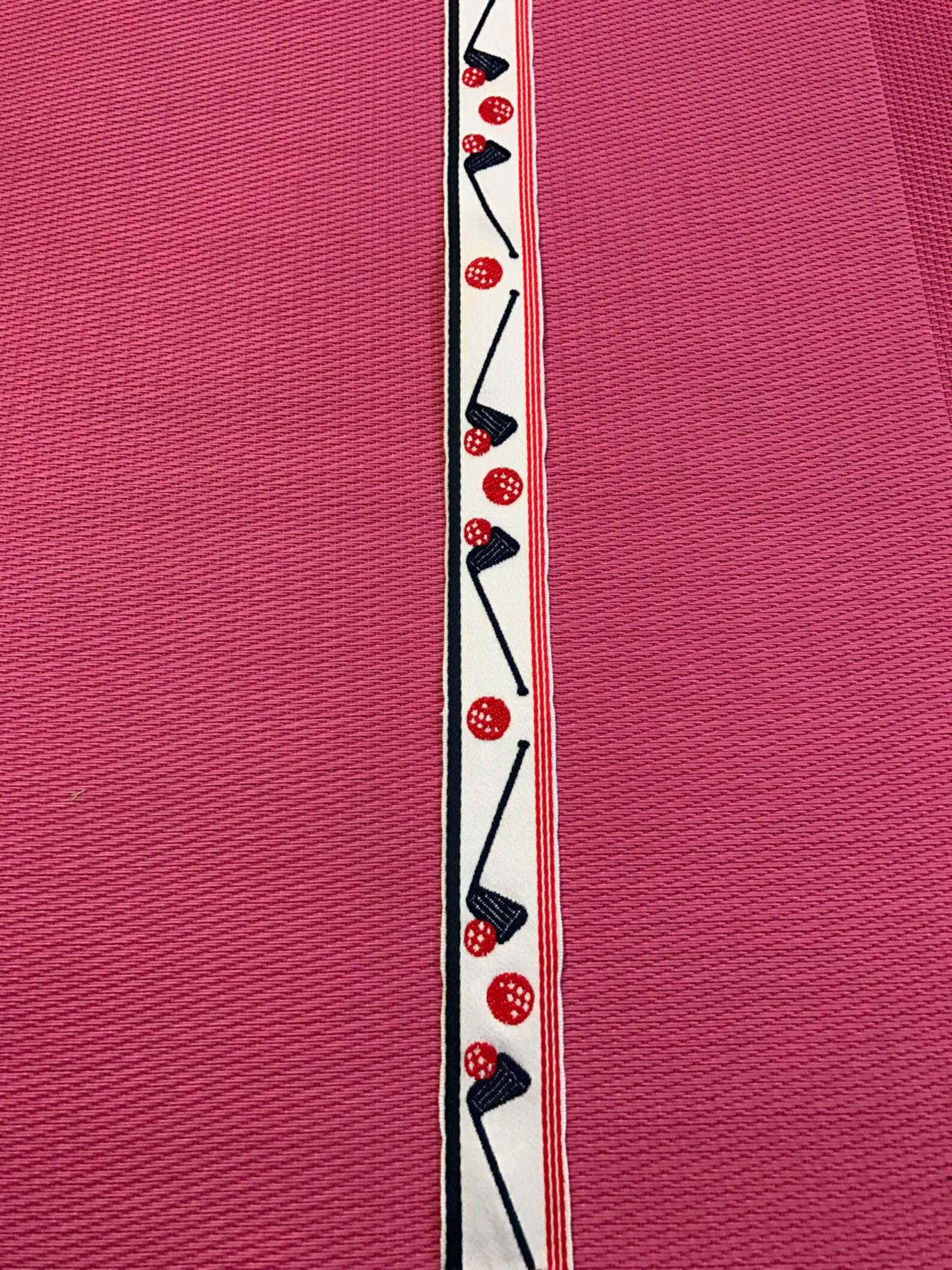 Vintage Gold Club Ribbon Jacquard Nautical Ribbon. Sold by - Etsy