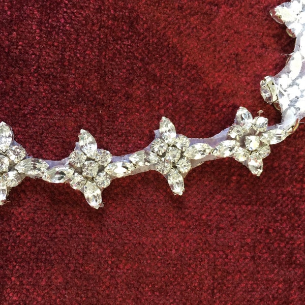 Rhinestone Trim - Etsy