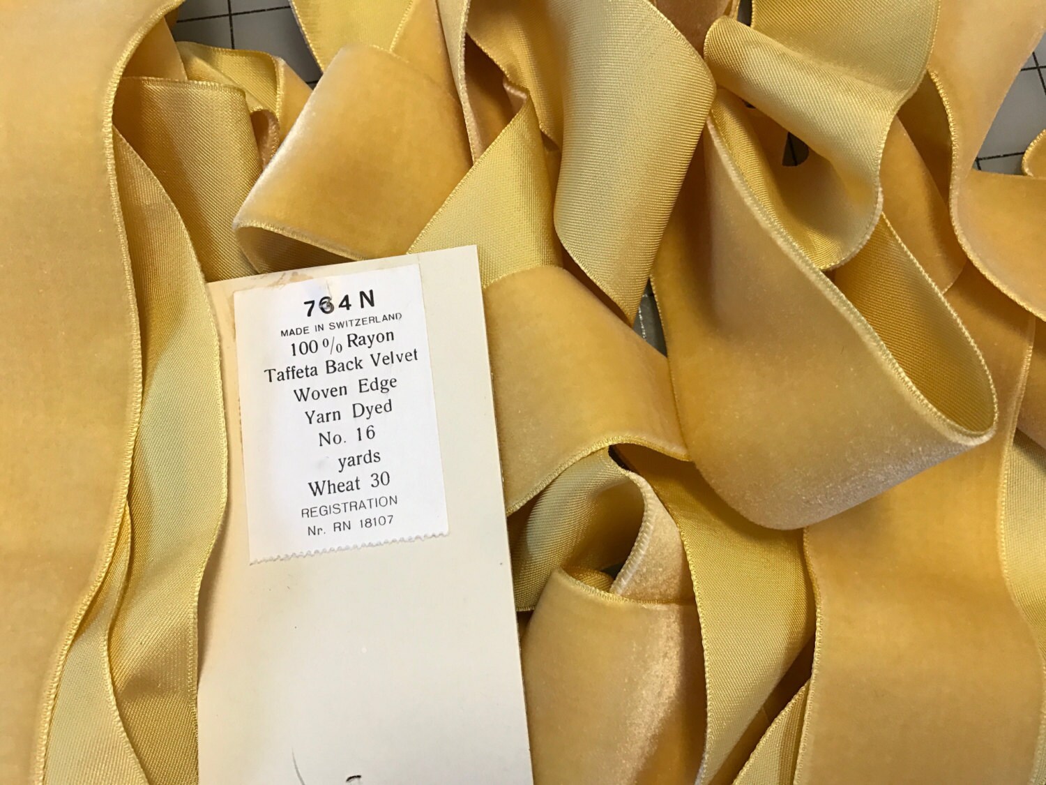 5 Yards of Velvet Vintage Ribbons. 2” Wide, Made in Switzerland. - Etsy