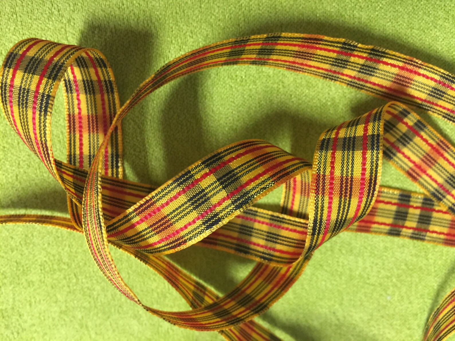 Viscose Tartan Ribbon Sold by the Roll 1/2 Wide. Made in | Etsy