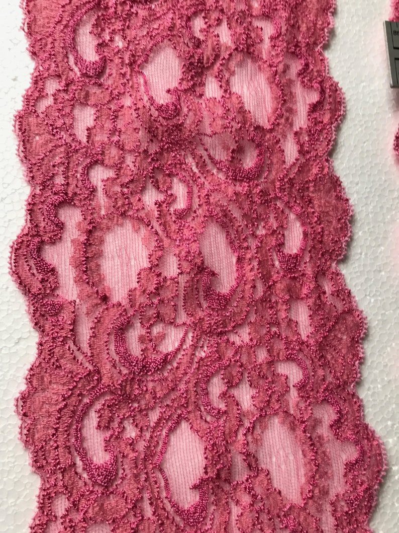 Soft Stretch Scalloped Lace. Sold by the Yard. Made in the - Etsy