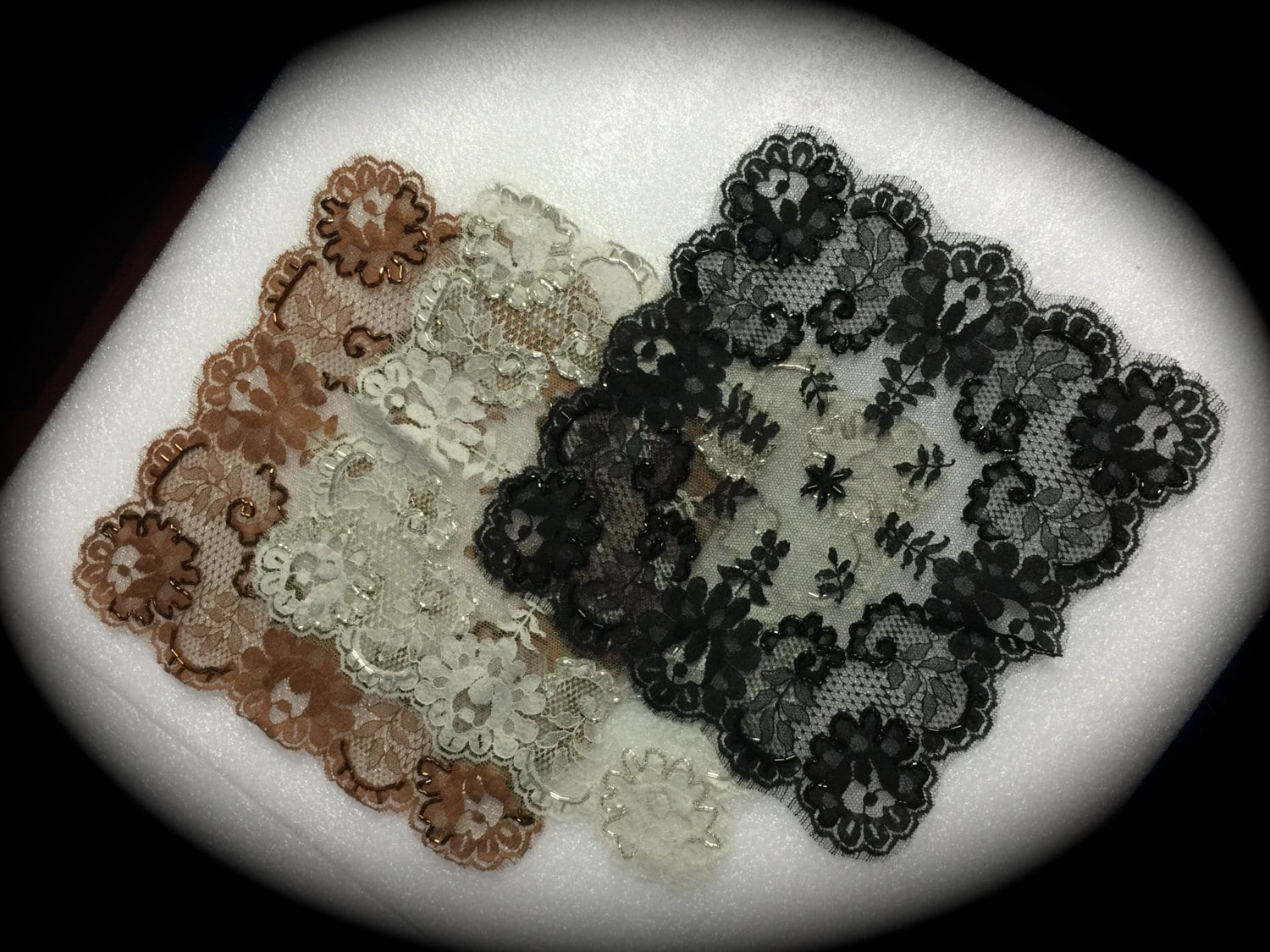 Lace Square Doily Antique Lace Doily Mat Centrepiece Made in | Etsy