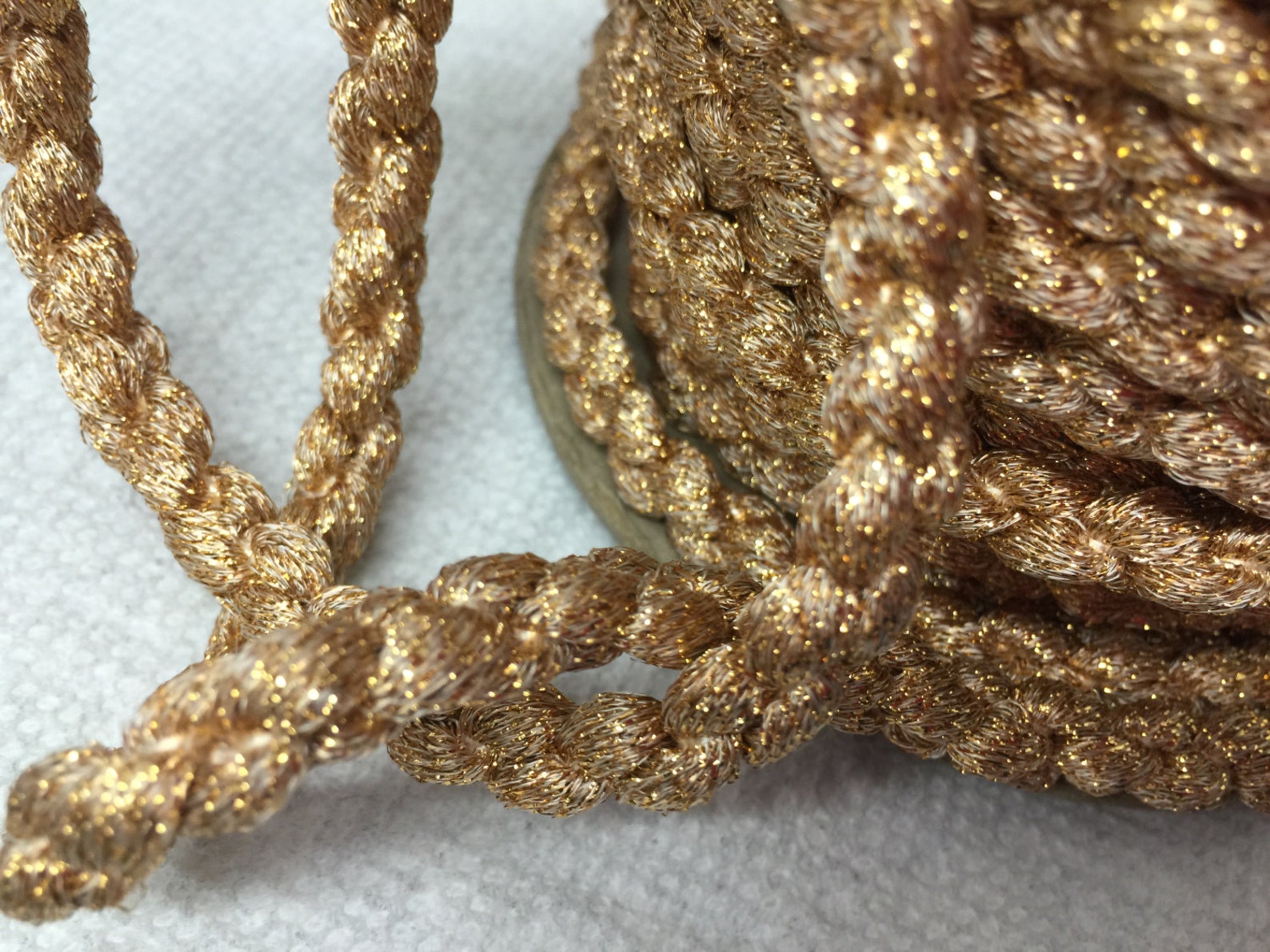 Vintage Gold Metallic Cord 33 Yards. Made in Japan. Sold by - Etsy