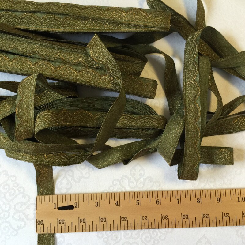 Green Fabric Trim - Etsy