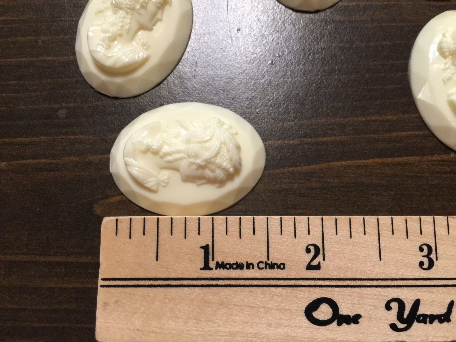 12 Pcs.vintage Cabochons Ivory Victorian Lady Cameo | Etsy