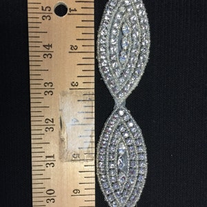 Oval Trim,rhinestone Trim,rhinestone Sash, Rhinestone Crystals Appliqué ...