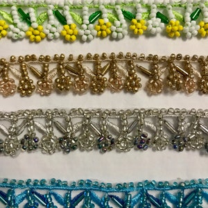 Beaded Trims. Sold by the Yard.beaded Trim. Beaded Belt, Beaded Trims ...