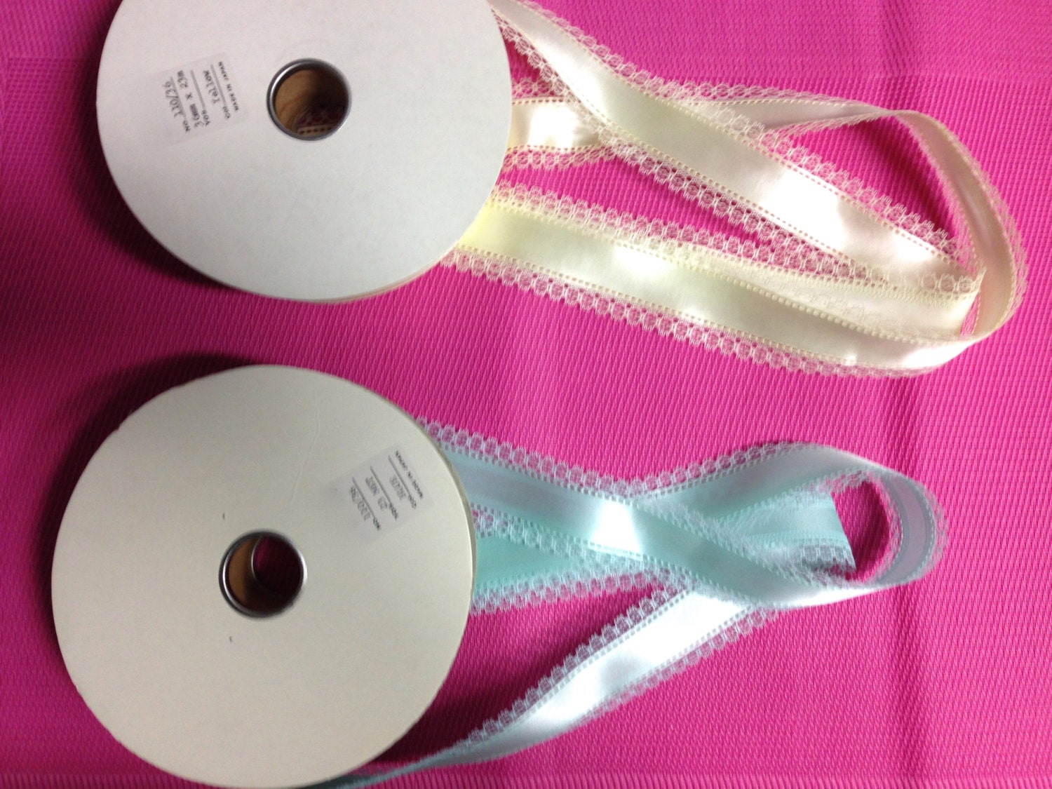 10 Yards of Double Edged Lace Ribbon, Made in Japan. 1 3/8 Wide. - Etsy