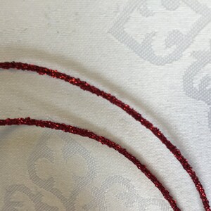 Red 144 Yards of Vintage Red Metallic Cord. Made in Japan. Sold by the ...