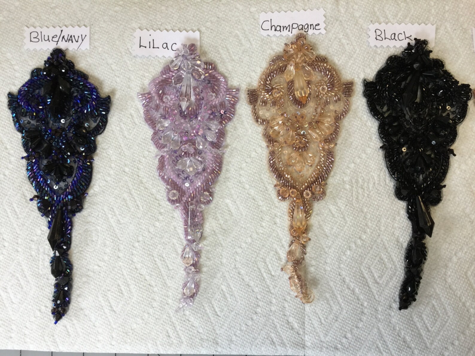 Beaded Appliqués, Bridal Trims, Trim, Appliqué, Beaded Appliqué, Bridal ...