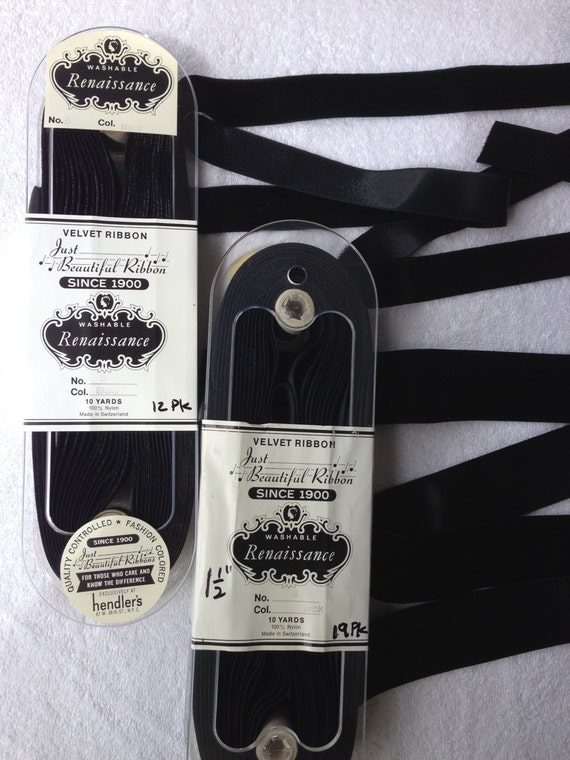 Washable Velvet Renaissance Ribbon Taffeta Back Velvet 100% | Etsy