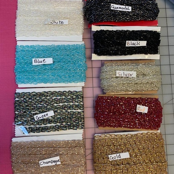 Beaded Trim by the Yard - Etsy