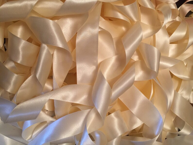 Vintage Ribbons.10 Yards of Double Faced Satin Ribbons 1 1/2 | Etsy