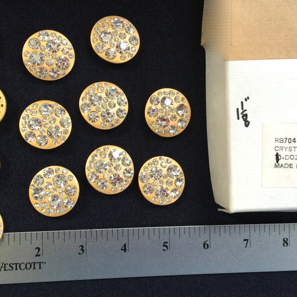 Crystal Buttons - Etsy