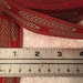 Vintage Metallic Red Gold Trim, Metallic Vintage Trim. Sold by the Yard ...