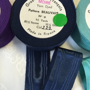 Gros-grain Moire Red Ribbon. Rayon/cotton. Moire Ribbons, Moire ...