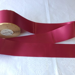 Pretty Old Rose Pink Double Face Satin Ribbon 2 7/8" Wide, Sold by the ...