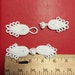 2 Pairs White Braided Cord Frog Closure Buttons. Purse Toggle, Frogs ...