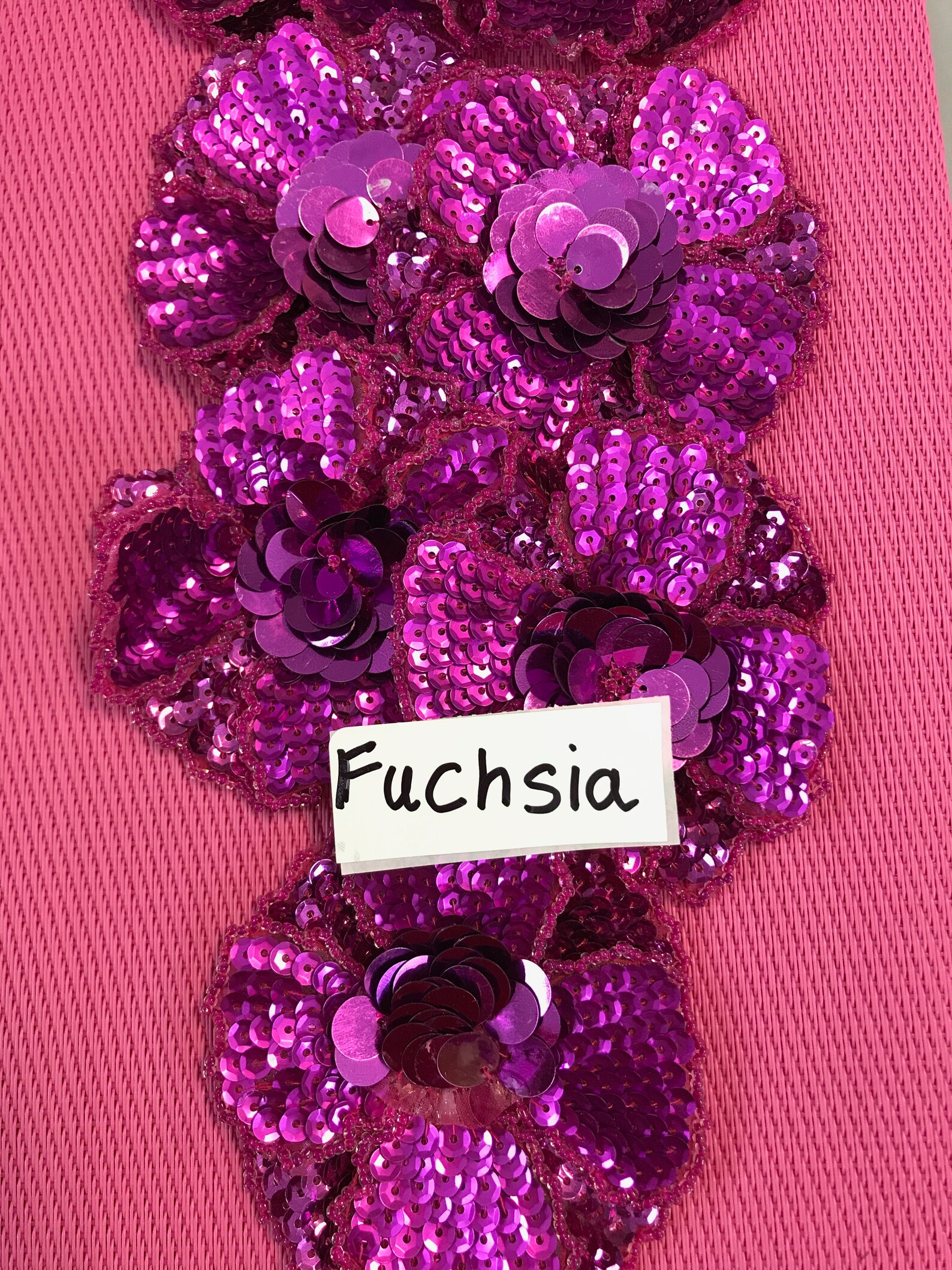 Sequin Flower Appliqué Patch, Appliqué. Sold Individually. Lilac ...