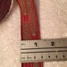 Vintage Metallic Red Gold Trim, Metallic Vintage Trim. Sold by the Yard ...