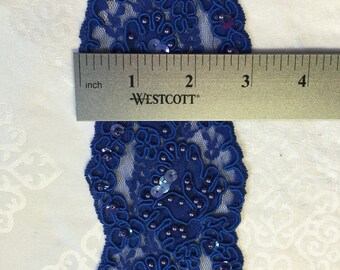 Royal Blue Lace Trim | Etsy