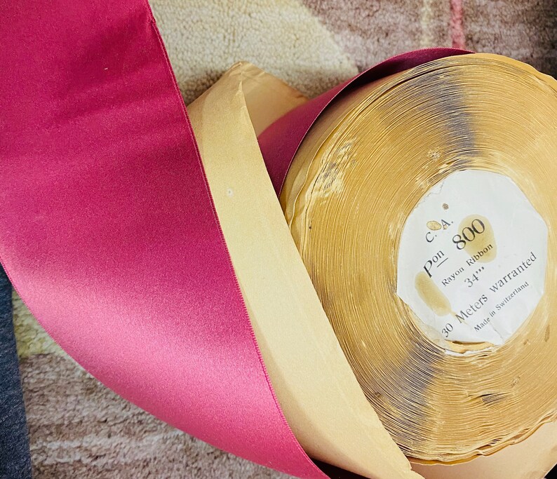 Pretty Old Rose Pink Double Face Satin Ribbon 2 7/8 - Etsy