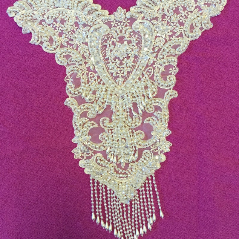 Neckline Applique - Etsy