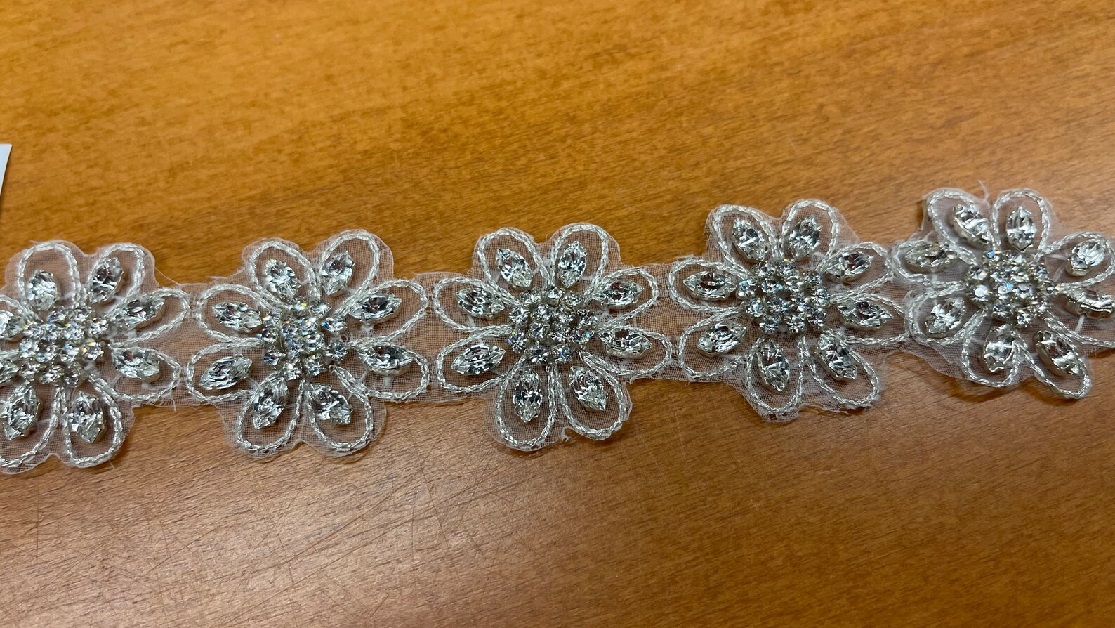 Crystal Rhinestone Trim. 1 1/2 Wide Rhinestone Motif - Etsy