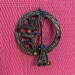 Rhinestone Brooch Irish Claddagh Pins. - Etsy