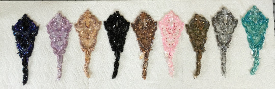 Beaded Appliqués, Bridal Trims, Trim, Appliqué, Beaded Appliqué, Bridal ...