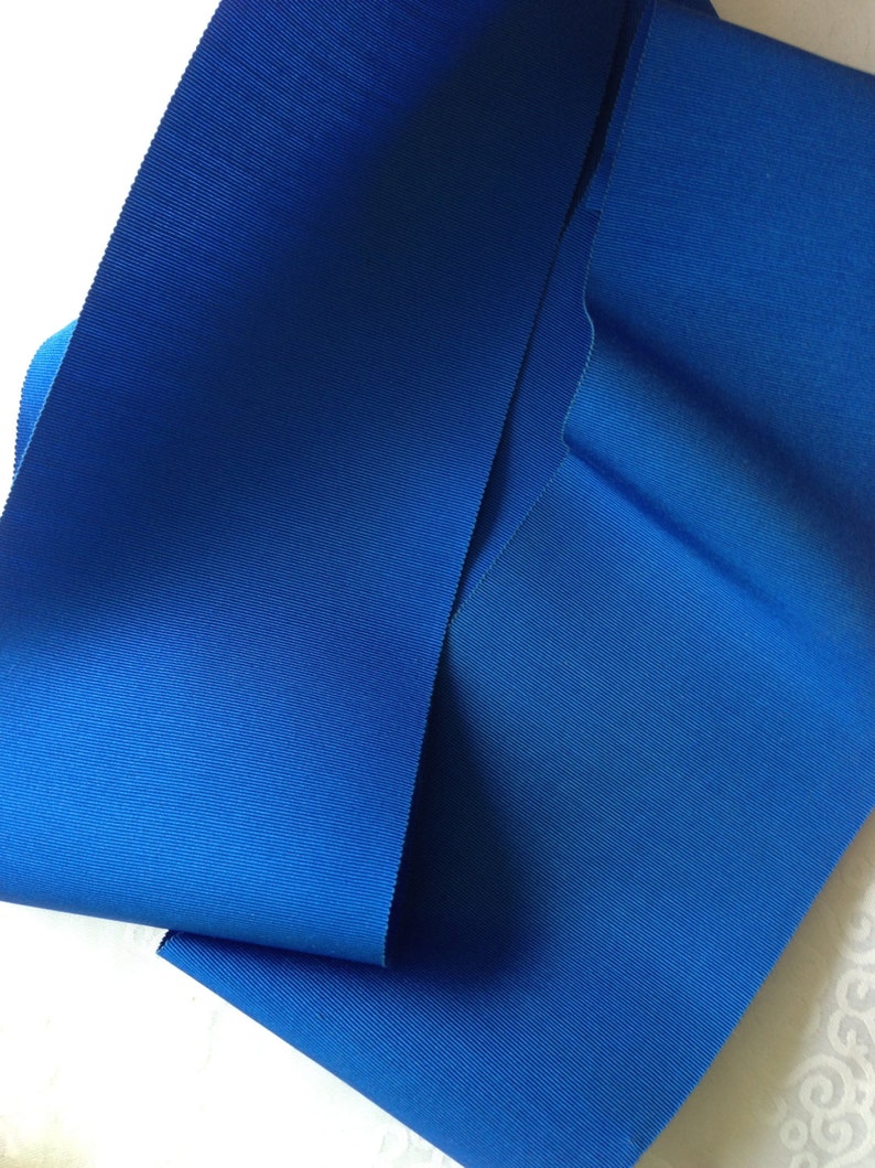 A Fabulous Vintage Ribbon Pretty Colour Royal Blue. Sold by - Etsy