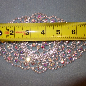 Oval Rhinestone Appliqué Rhinestone. Sold in Individually. AB Crystals ...