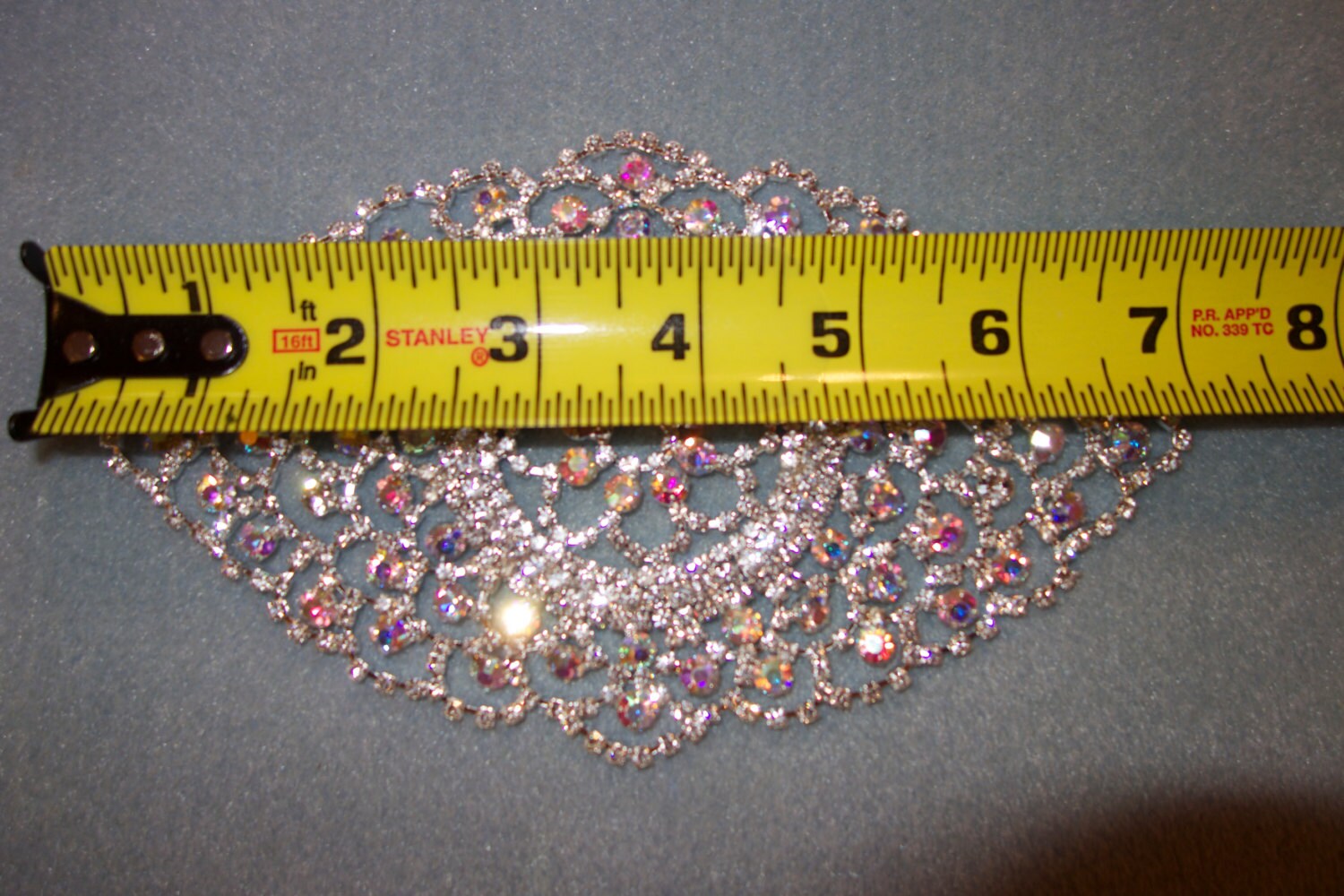Oval Rhinestone Appliqué Rhinestone. Sold in Individually. AB - Etsy