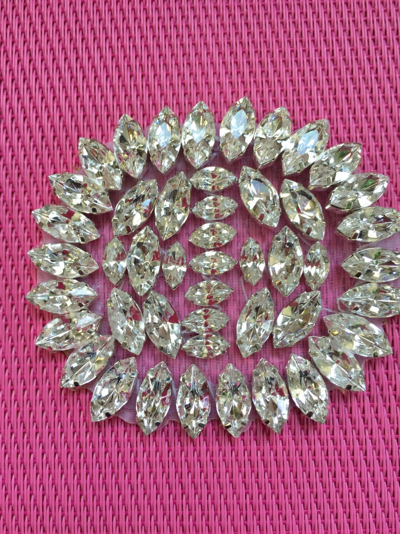 18 Inches Long Crystal Rhinestone Trim. 2 1/2 Wide Rhinestone - Etsy UK