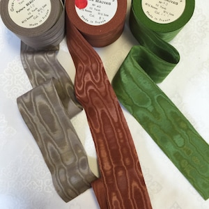 Gros-grain Moire Ribbon. Rayon/cotton. Moire Ribbons, Moire,grosgrain ...