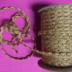 48 Yards of Metallic Gold Ric Rac Ribbon, Gold Zigzag Ribbon, Gold ...
