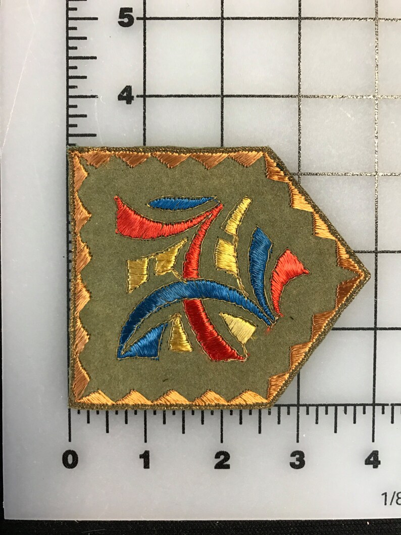 Vintage Pocket Patches. Vintage Embroidered Patch Made in - Etsy