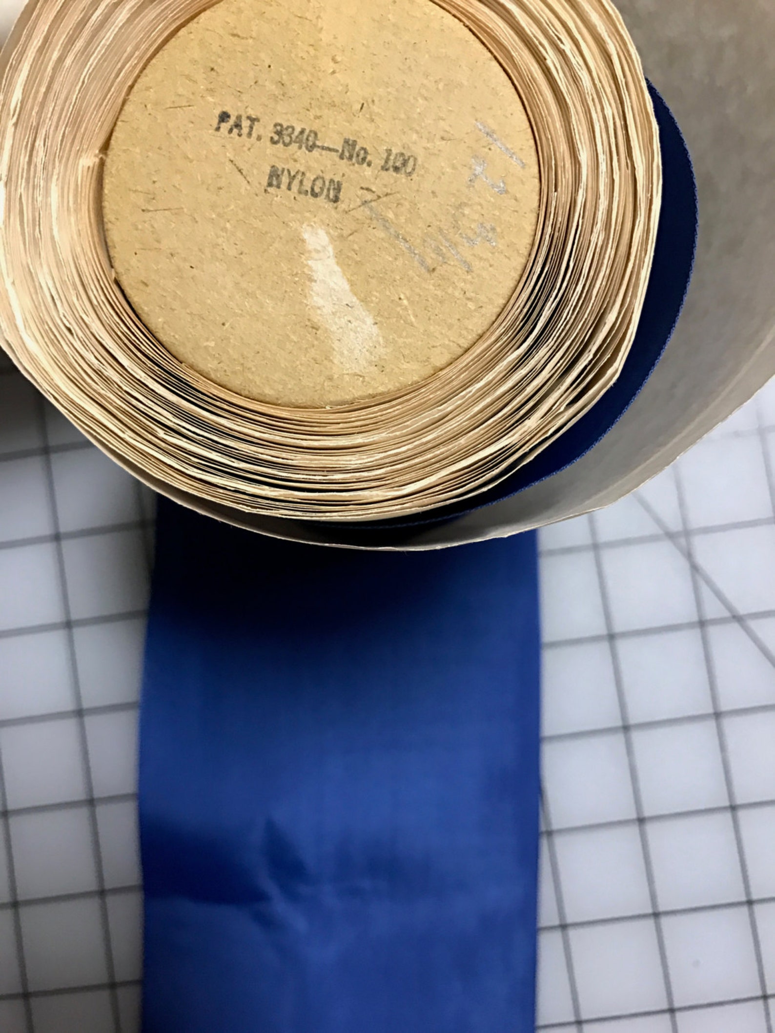 A Fabulous Vintage Ribbon Pretty Colour Royal Blue. Sold by - Etsy