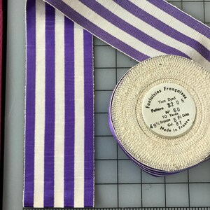 Vintage French Striped Ribbon, Made in France, Sold by the Roll. - Etsy