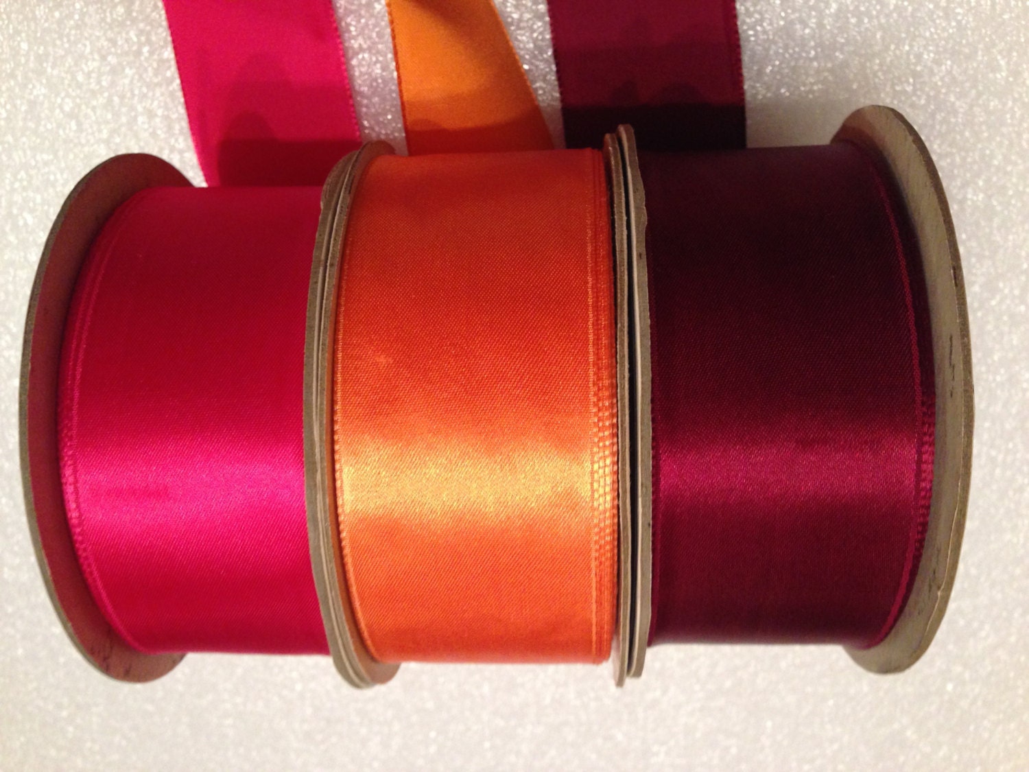 Satin Taffeta woven Edge Ribbons. Made in United State. 1 1/2 | Etsy