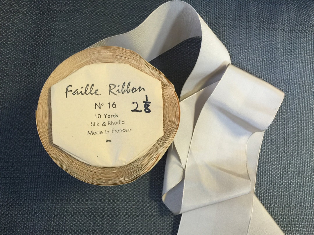 Vintage Faille Ribbon. Made in France. Sold by the Yard or by the Roll ...