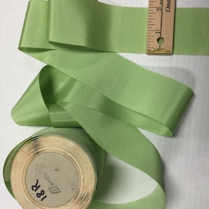 10 Yards of Vintage Grosgain Ribbon. Made in USA. Gros Grain Rayon Silk ...
