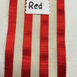 Vintage French Striped Ribbon, Made in France, Sold by the Yard. 3 ...