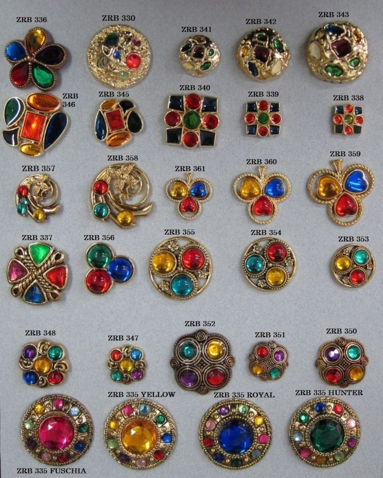 29 Vintage European Acrylic Buttons. Made in Europe - Etsy