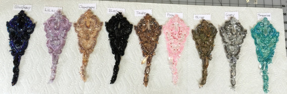 Beaded Appliqués, Bridal Trims, Trim, Appliqué, Beaded Appliqué, Bridal ...