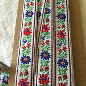 Jacquard Woven Ribbon Embroidered, Brocade Ribbon, Floral Ribbon ...