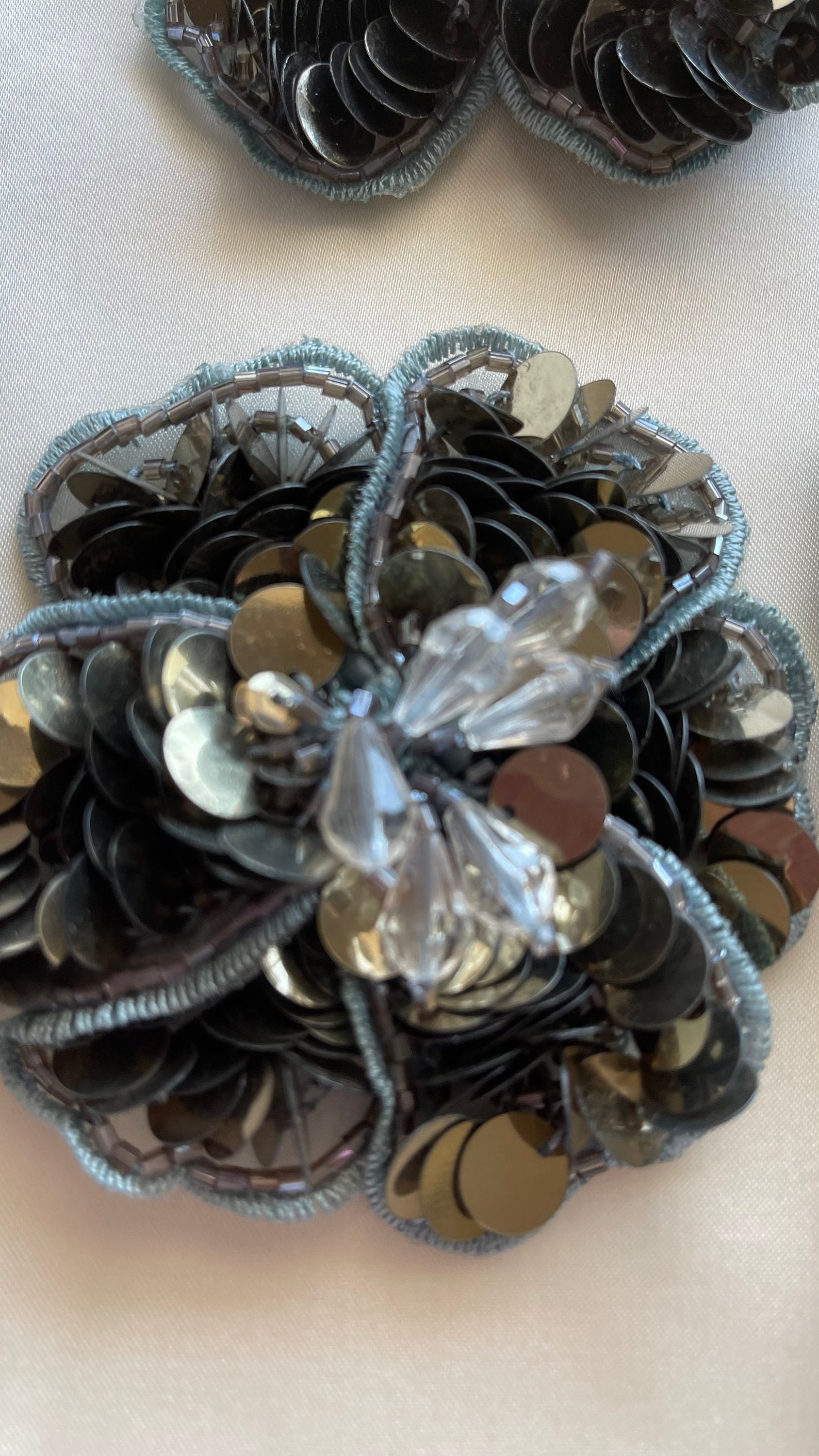 Sequin Flower Appliqué Patch, Appliqué. Sold Individually.these Flowers ...