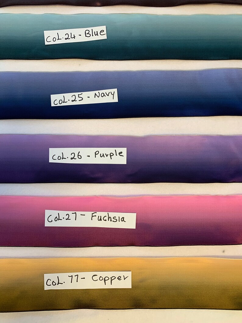 2 3/4” Wide.french Sheer Ombre Ribbon. Sold by the Roll, Made in France ...